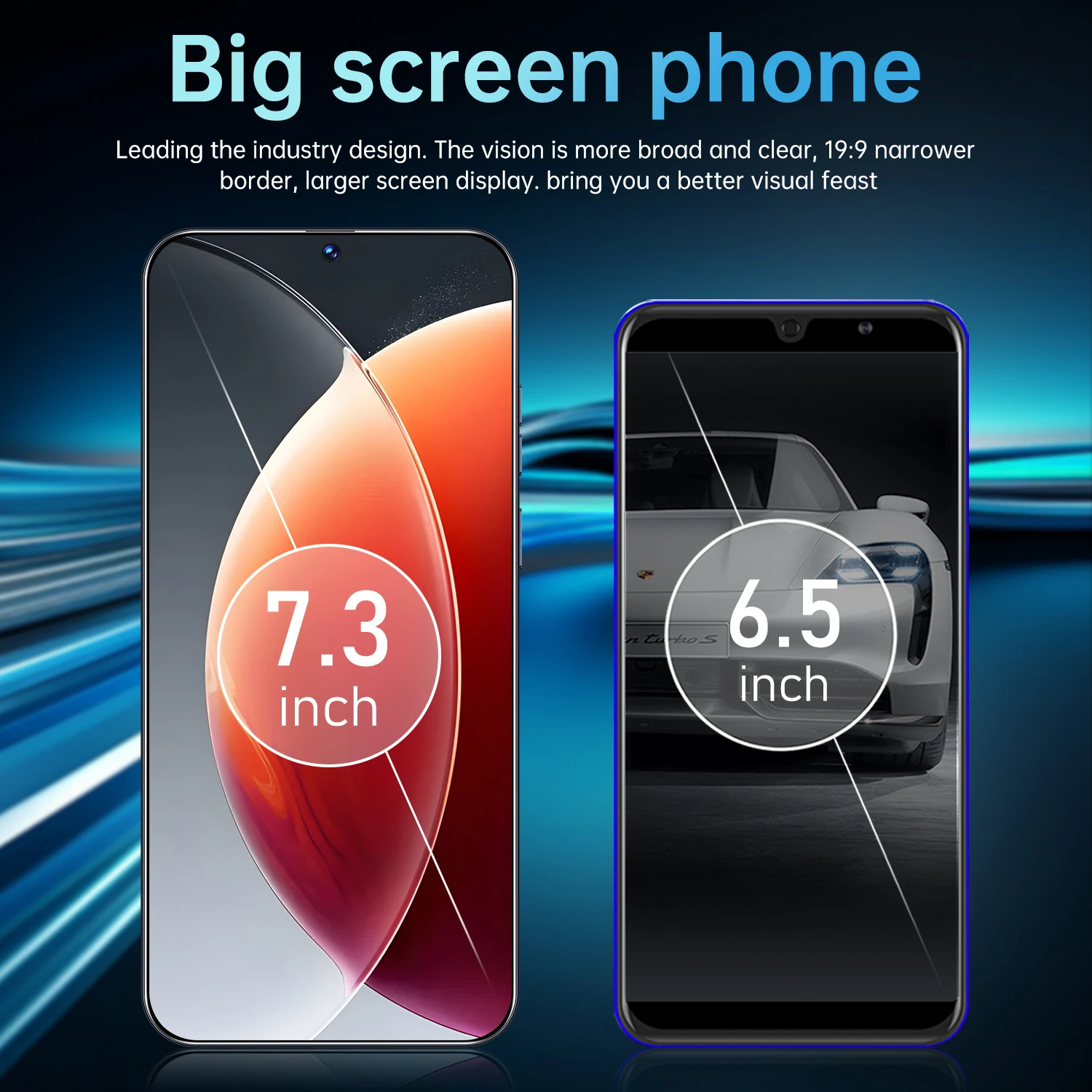 Global Version C30pro 5G Smartphone Hot Sale 16GB+1TB Storage 7.3 Inch 72+108MP HD Beauty Dual ...