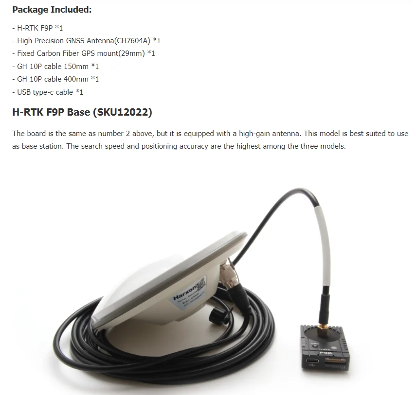 Holybro H-rtk F9p Helical Gps Module Base Station For Pixhawk Flight Controller Fpv Racing Rc ...