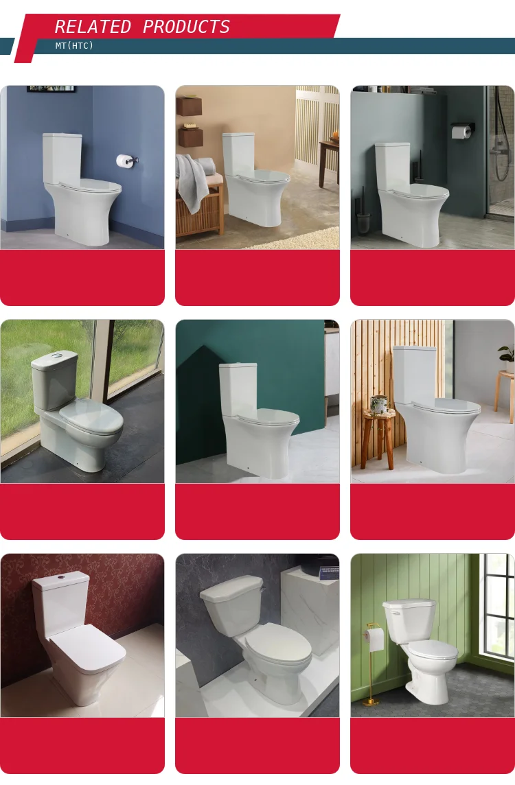 Chinese Supplier Washdown Ceramic Bathroom Rimless Close Couple Toilet Ceramic Wc Toilets Two ...