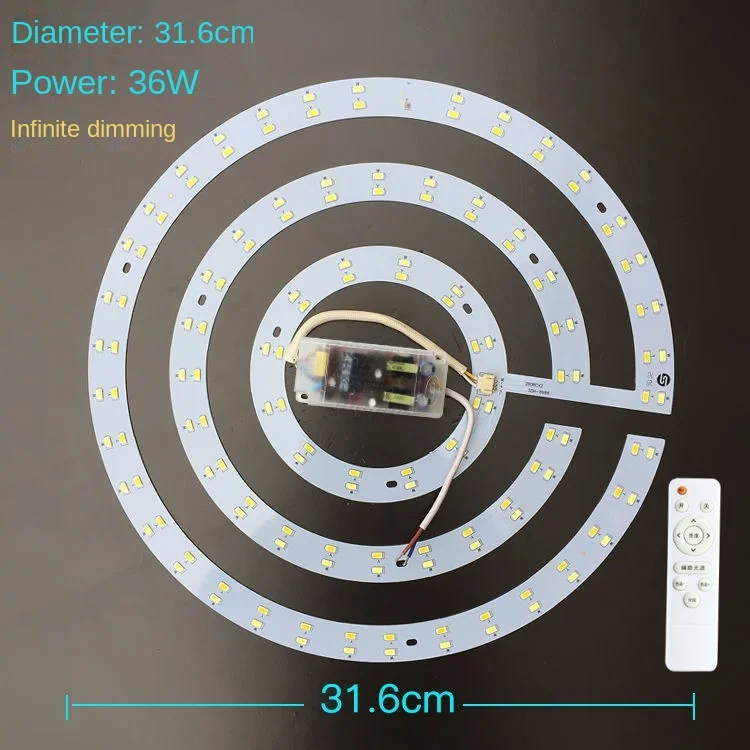 36W Double Color LED Ceiling Light Circular 5730 SMT Light Source Modification Board Lamp ...