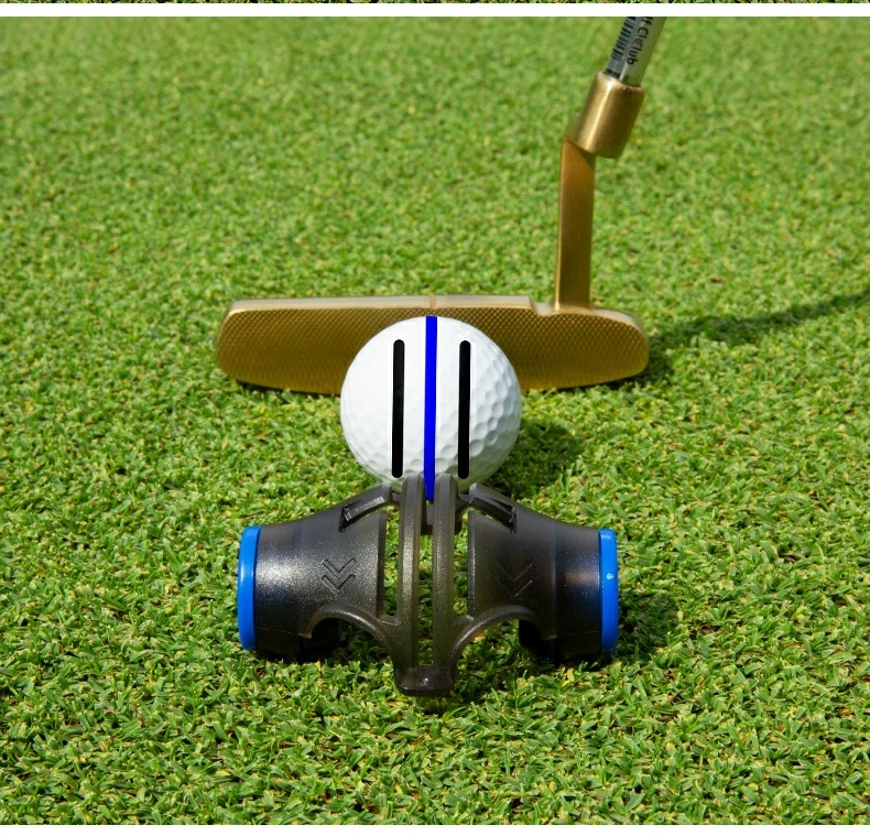 PGM HXQ010 Triple Line Golf Ball Marker Golf Ball Line Marker Drawing