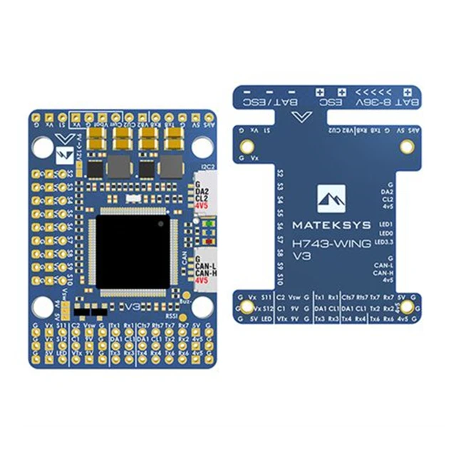 Matek H743-wing V3 Ardupilot Inav 3-8s H743 Flight Controller Fc 30.5x30.5mm For Rc Airplane ...