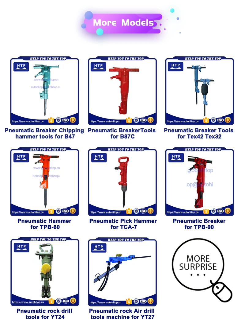 Light Weight Tool Demolition Pneumatic Breaker for Toku