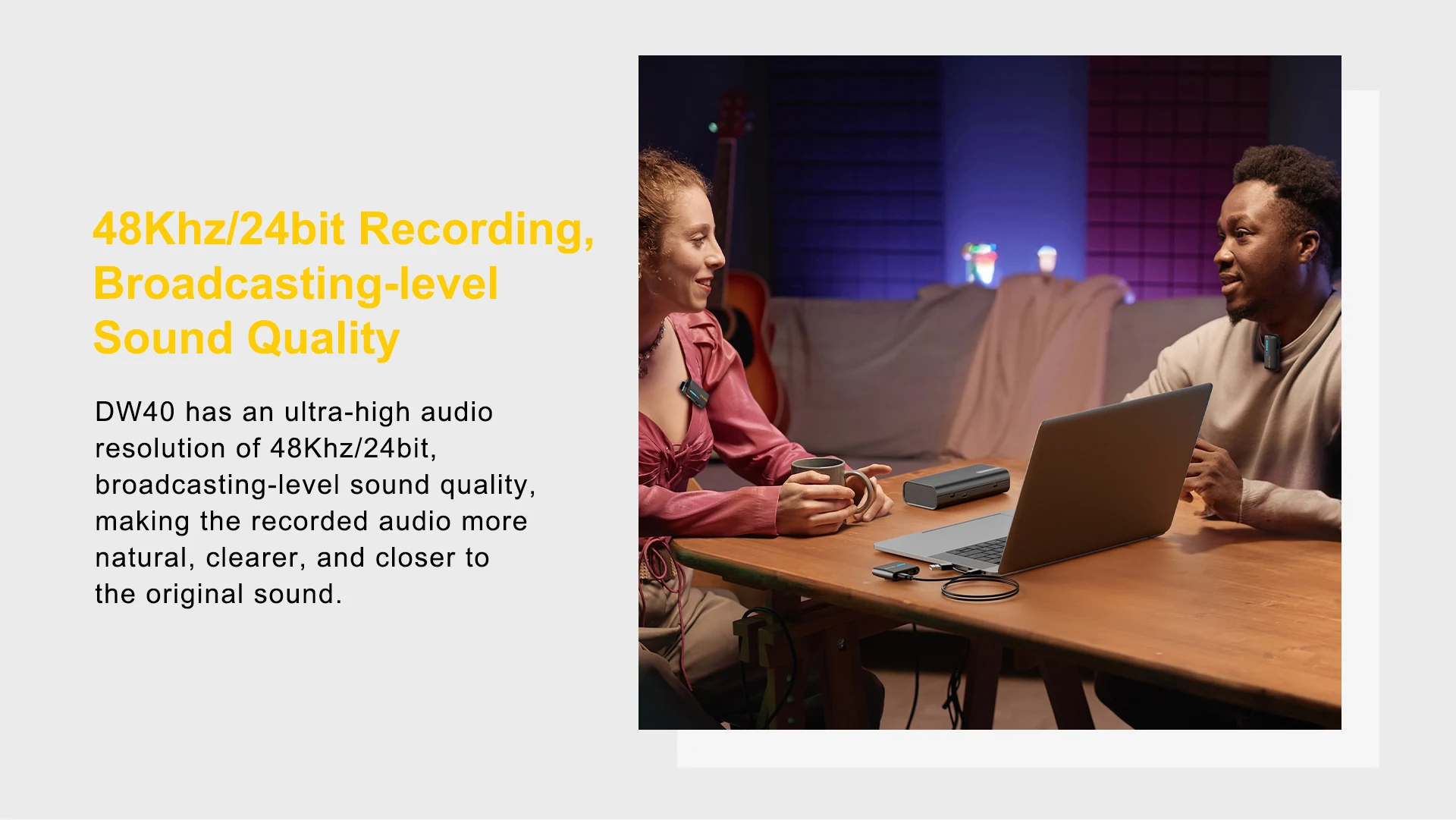 7Ryms IRay DW40 Four-channel Mini Wireless Microphone for Camera, Phone and Computer| Alibaba.com