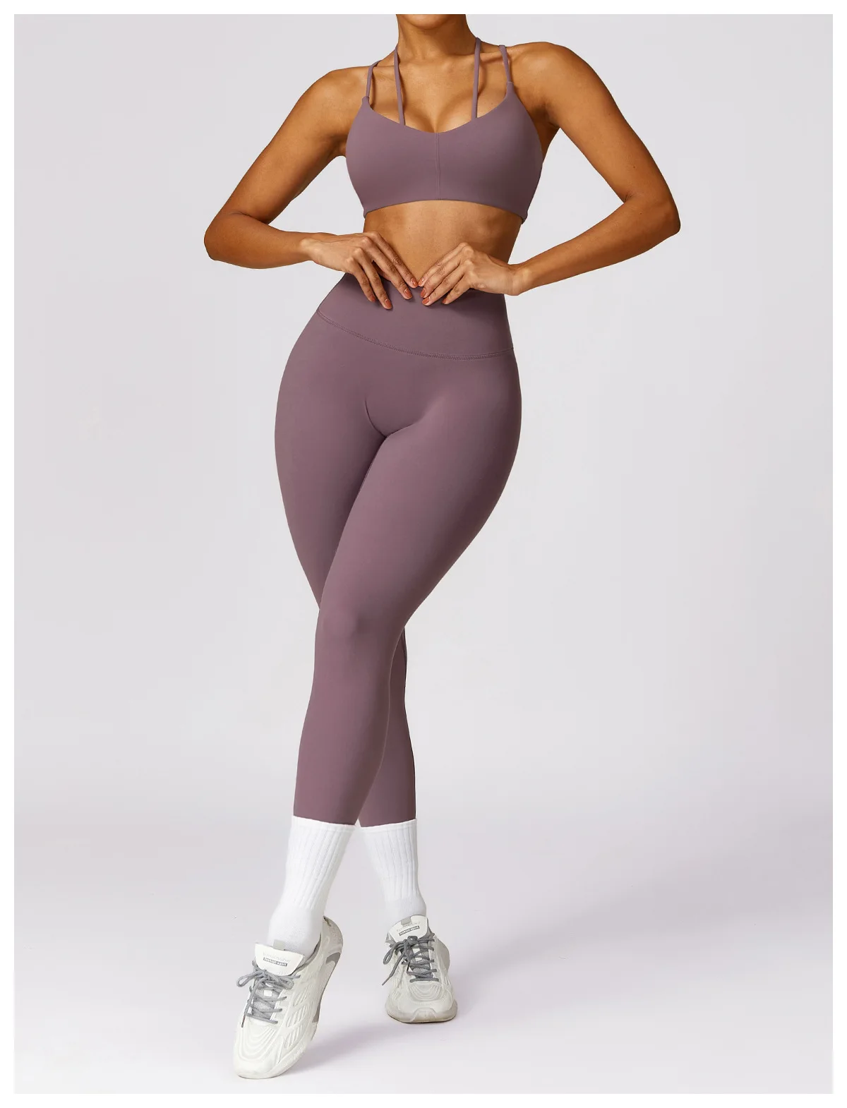 3-piece Custom Workout Clothing Activewear Women's Leggings Athletic Wear Sports Short Sleeved ...