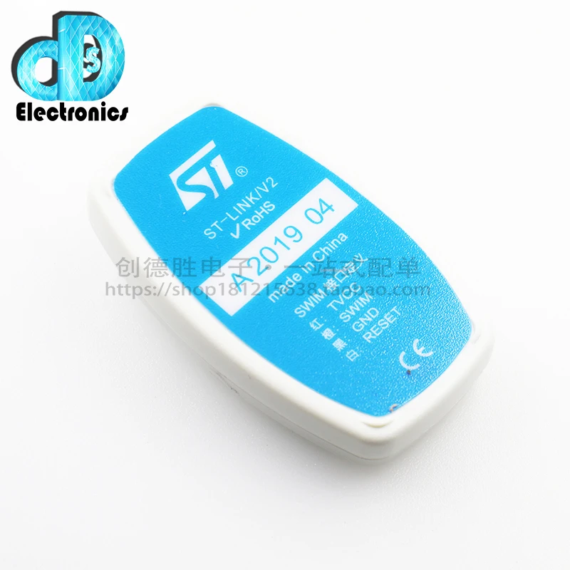 St Link V2 Debugging Simulator Downloader Supports Stm32 Stm8 Stlink Programmer In Stock