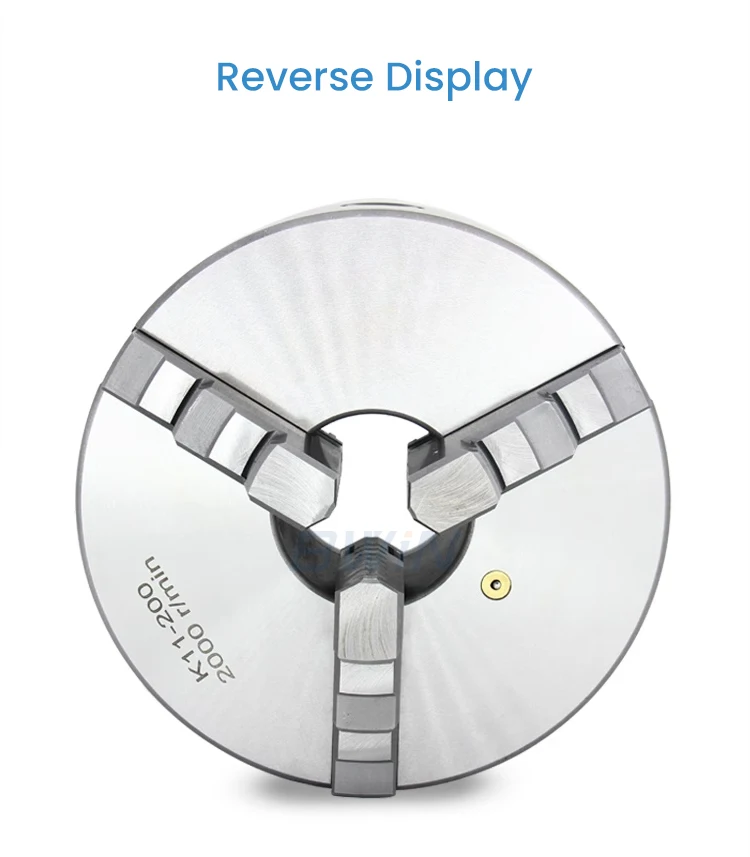 Tebak K11 80 160a 400 Series Three-jaw Self-centering Manual Lathe Chuck 4" 8" 250mm 3 Jaw Chuck ...