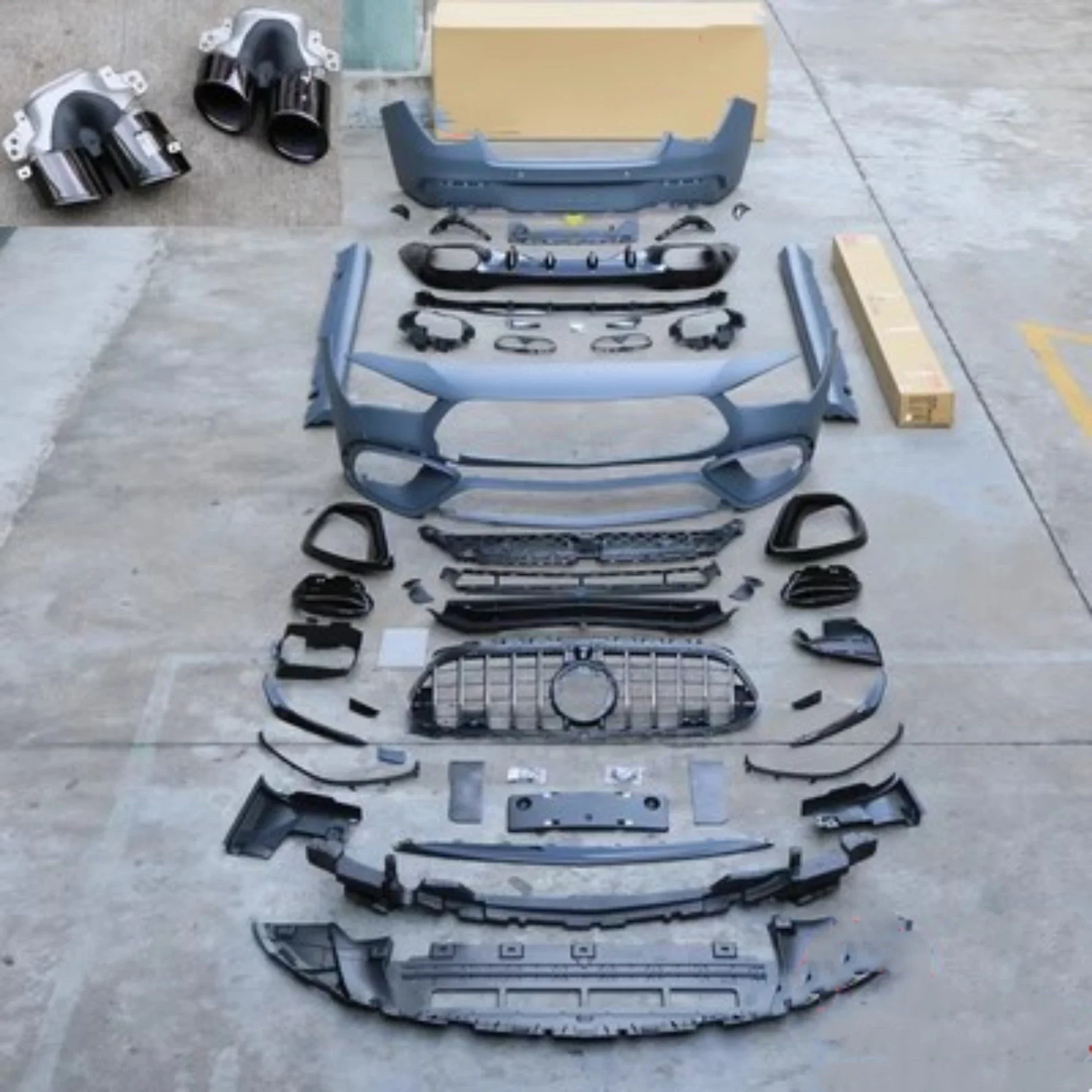 奔驰c118 Cla35 200改装cla45s套件汽车配件前后保险杠总成侧裙格栅尾喉 - Buy 前后保险杠侧裙格栅尾喉,对于梅赛德斯奔驰c118 Cla35 200改装cla45s套件 ...