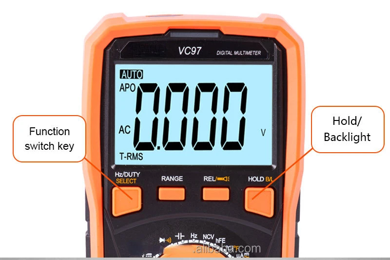 Decca Vc97 Digital Multimeter New Model Auto Range Ac Dc Voltage Current With Temperature ...