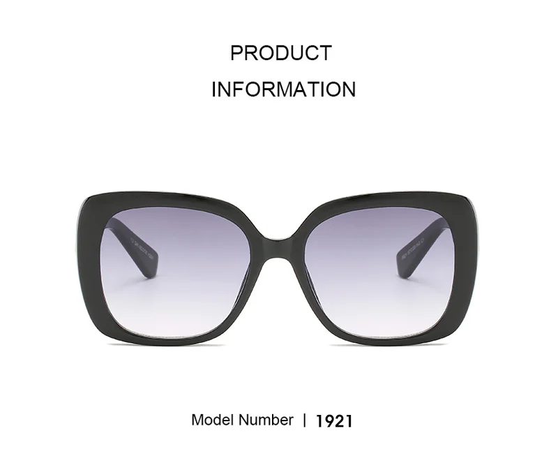 Flat Top Oversized Square Sun Glasses 2020 New Arrivals Retro Fashion