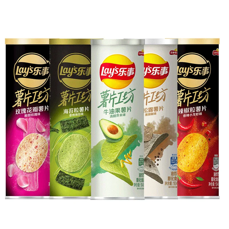Wholesale Potato Chips104g New Flavor Rose Petal Flavor Chinese Snacks Popular Snacks Classic ...