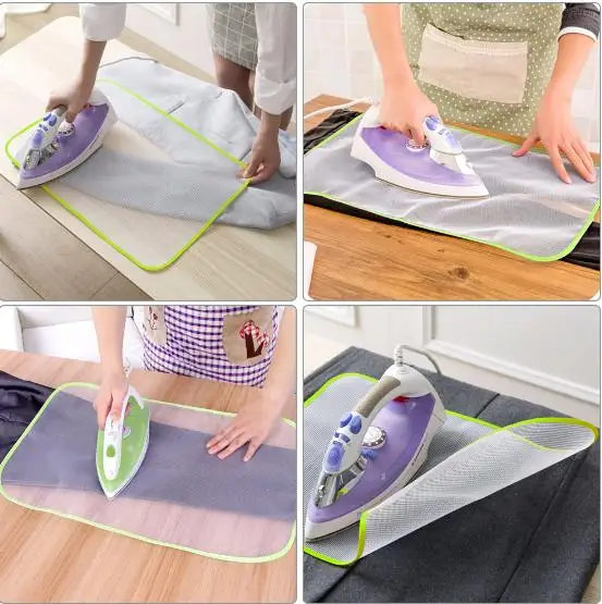 High Temperature Cloth Mesh Ironing Board Pad Clothes Cover Protective Heat Insulation Pressure ...