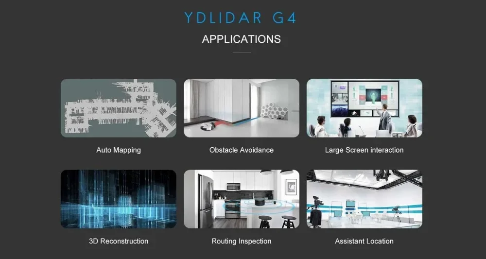 G4 Lidar 16m Laser Lidar Ranging Sensor For Navigation And Obstacle Avoidance And Ground Wall ...