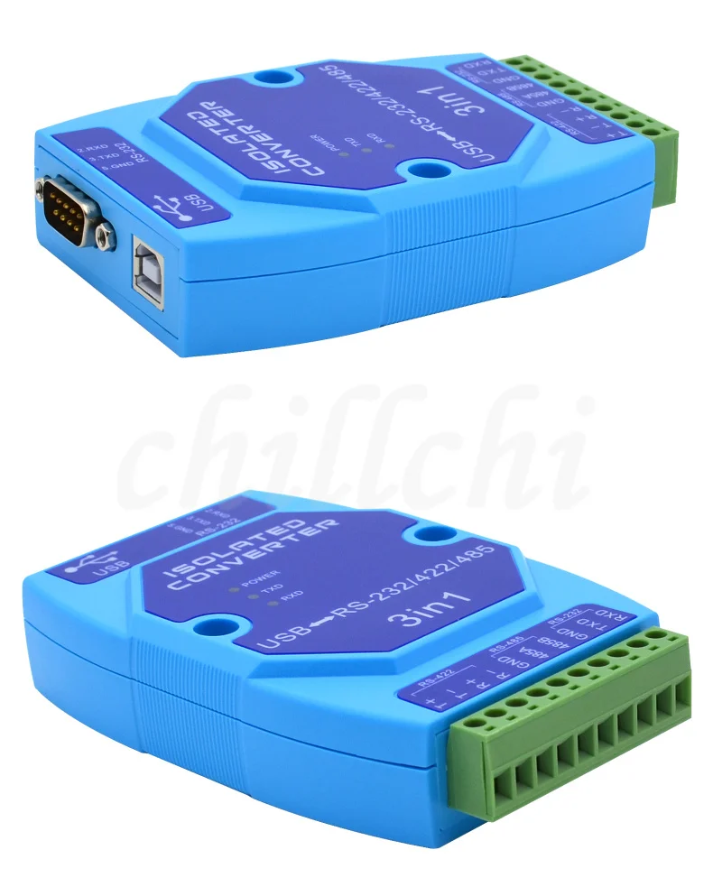 USB to RS485/422/232 TTL Converter with Lightning Protection