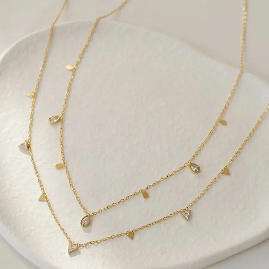 2024 Simple Gold Pendant Necklace - Stylish Daily Wear