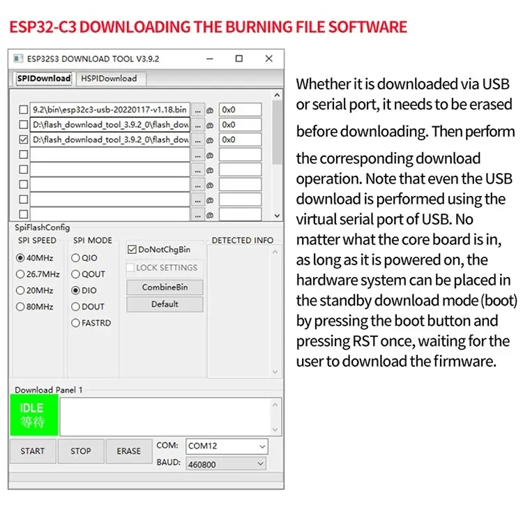 Esp32 Esp32 C3 Esp32 S3 듀얼 Type C 개발 보드 코어 보드 Esp32 C3 Devkitm 1 Esp32 C3 Mini 1 Esp32 S3