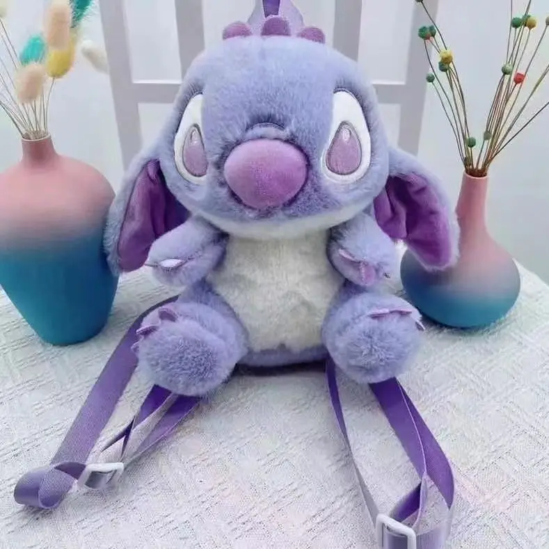 22m Stitch Plush Backpack Stuffed Plush Doll Cartoon Blue Lilo Stitch Plush Backpack Cute Stitch ...