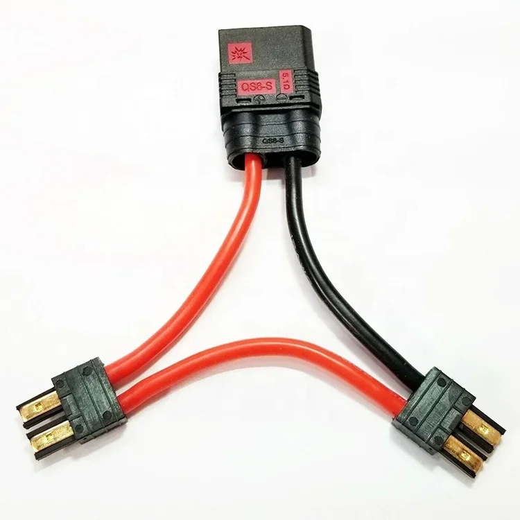 Qs8-s Series Cable Female Connector To Deans 2 Trx Xt60 Xt90 Ec5 Male Plug Anti Spark Harness ...