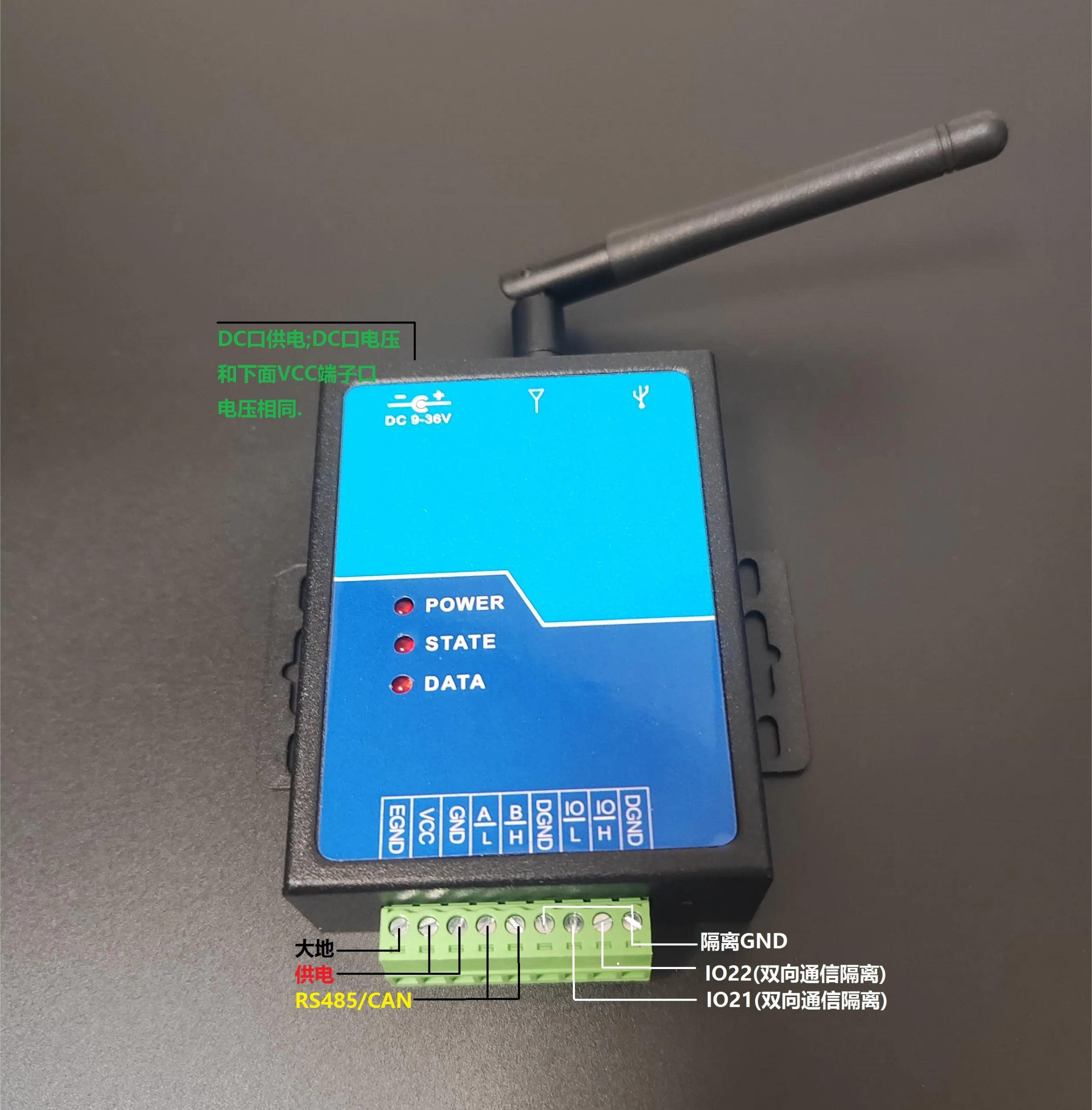 ESP32 Bluetooth & WIFI to CAN/RS485 Bus Modbus RTU TCP Slave