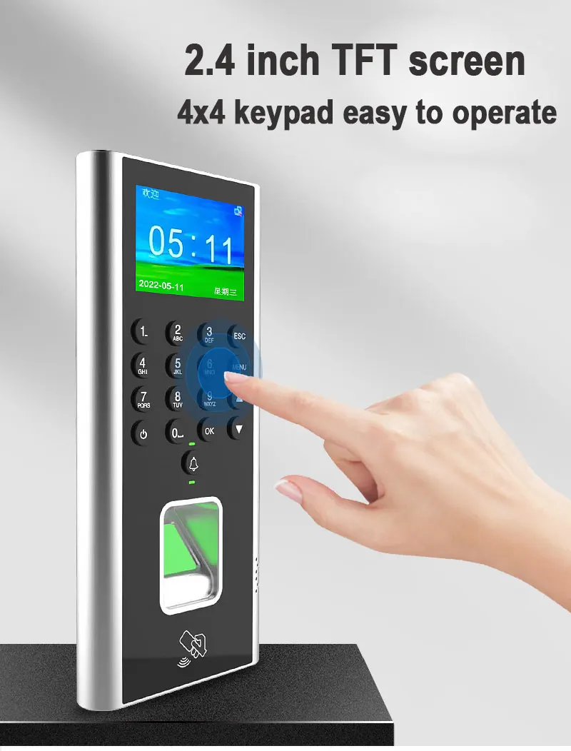 New Arrival Employee Time Attendance Fingerprint Door Access Control System Smart Home Used ...