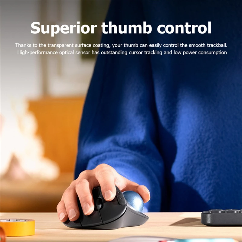 Original Logitech M575 Wireless Trackball Mouse 1000dpi Drawing Gaming Mouse With Usb Receiver ...