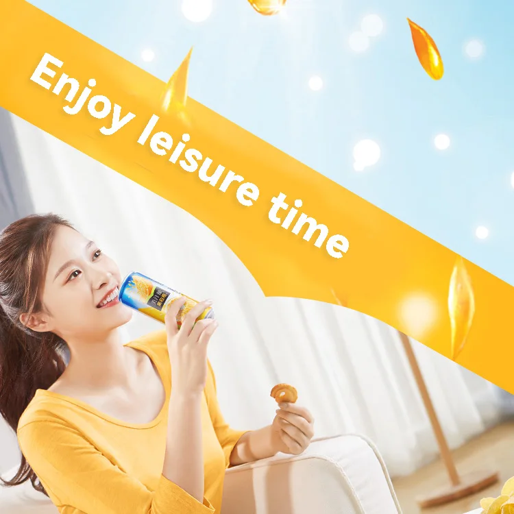 Wholesale Exotic Minute Maid Fruit Granules Orange 310ml Modern Can Orange Pulp Juice Drink ...