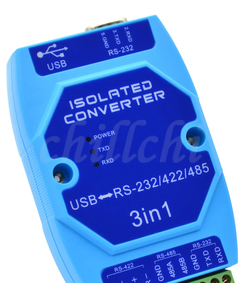 USB to RS485/422/232 TTL Converter with Lightning Protection