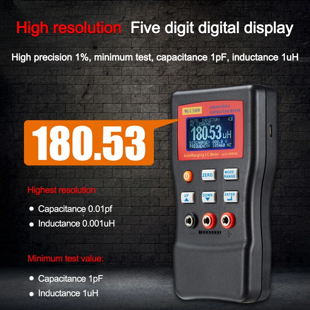 MLC500 Electronic Capacitance Inductance Meter - 500 Khz