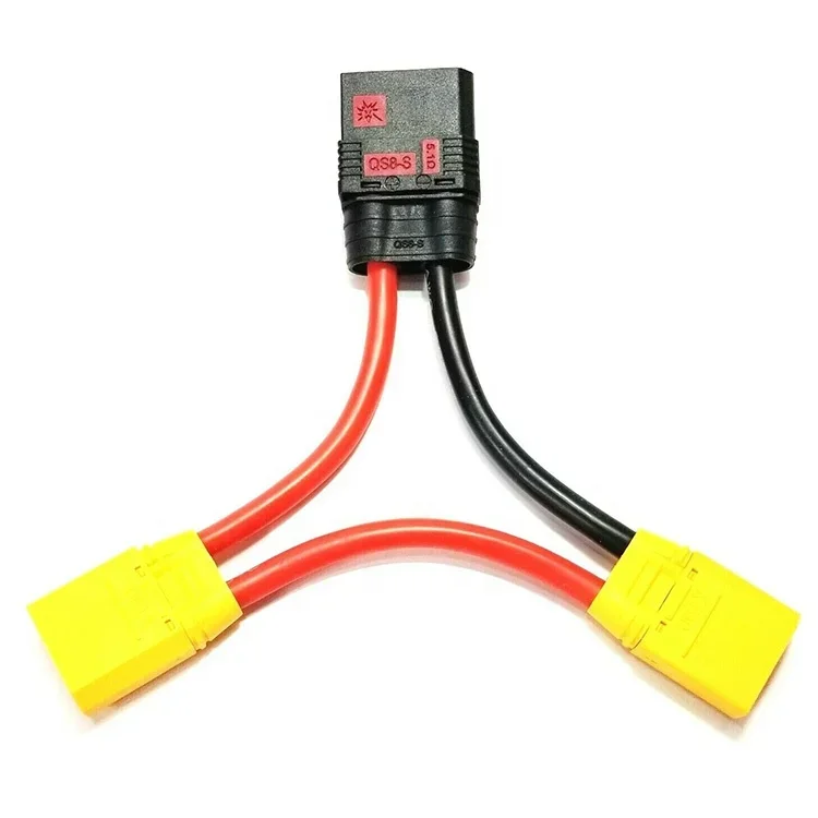 Qs8-s Series Cable Female Connector To Deans 2 Trx Xt60 Xt90 Ec5 Male Plug Anti Spark Harness ...