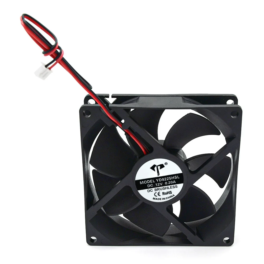 92mm 9225 Computer Case Cooling Fan 92x92x25mm DC 5V 12V 24V 2 PIN PC CPU Cooler Fan 90mm 9cm ...
