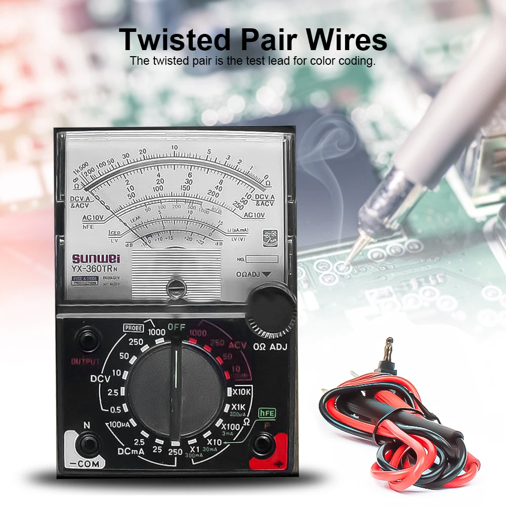 YX-360TRN MINI Analog Multimeter - Universal Meter Pointer