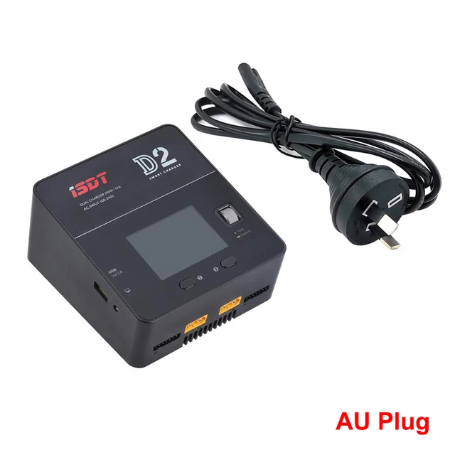 Isdt D2 Mark Ac 200w 12a 2-6s Dual Channel Battery Balance Charger For Lilon Lipo Lihv Nimh Pb ...