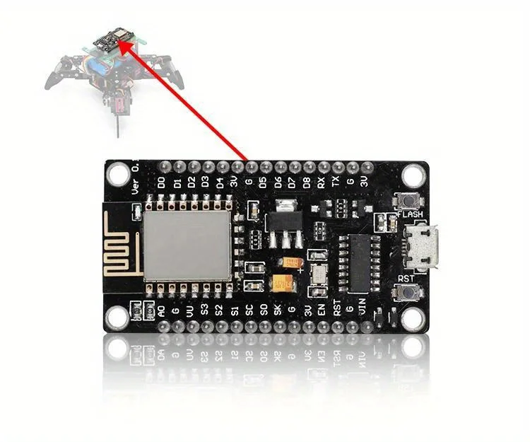 Smart Spider Robot With Esp8266 Wifi For Programming Project Electronic Profesional Robotics Kit ...