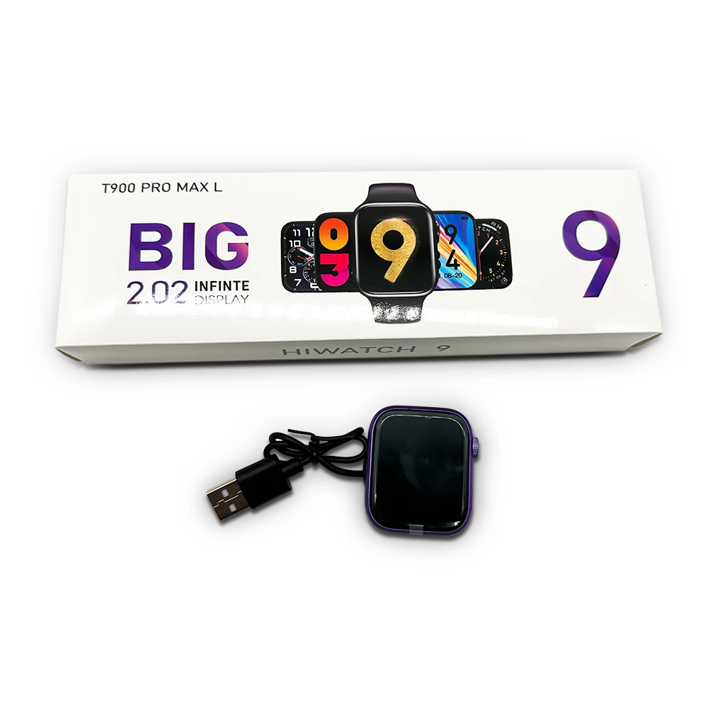 T900 Pro Max L Series 9 Bt Call 1.92 Inch Full Touch Fitness Tracker ...