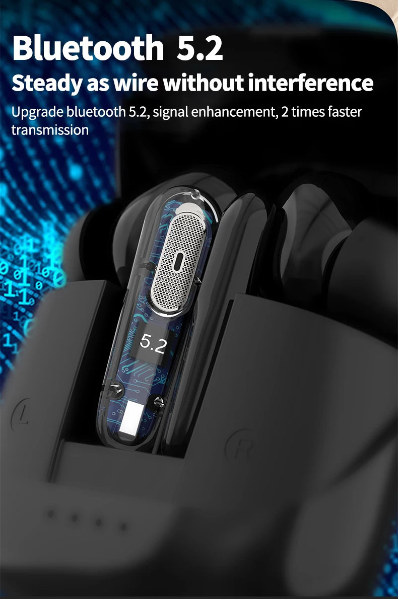 K90 Mini Gaming Headset Bt5.2 Touch Control Ipx5 Dustproof And Waterproof Low Delay Tws Wireless ...