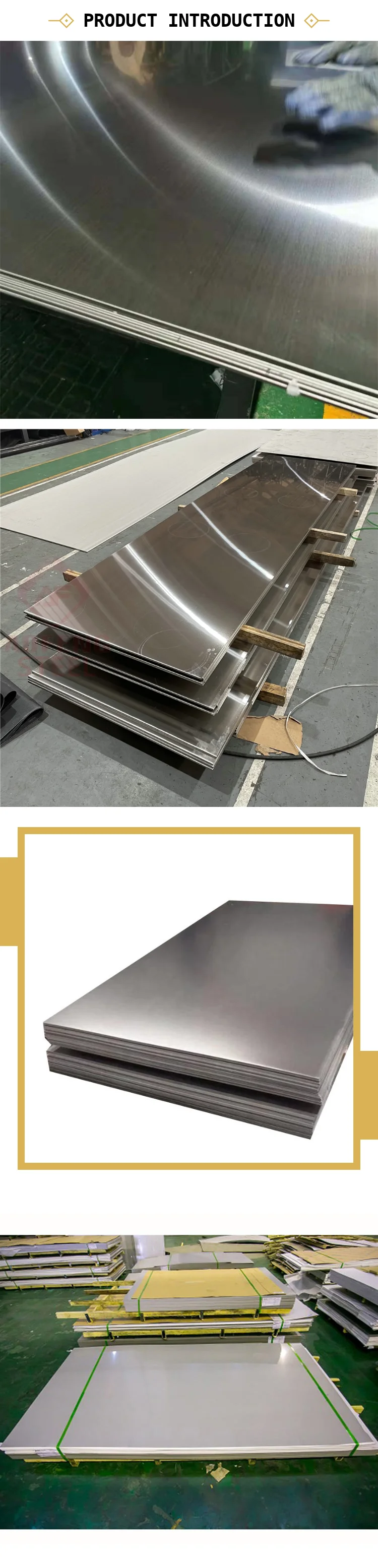 High Quality Astm Sus Jis Aisi 2205 304 316 3mm 4.5mm Thick Stainless Steel Decorative Sheet ...