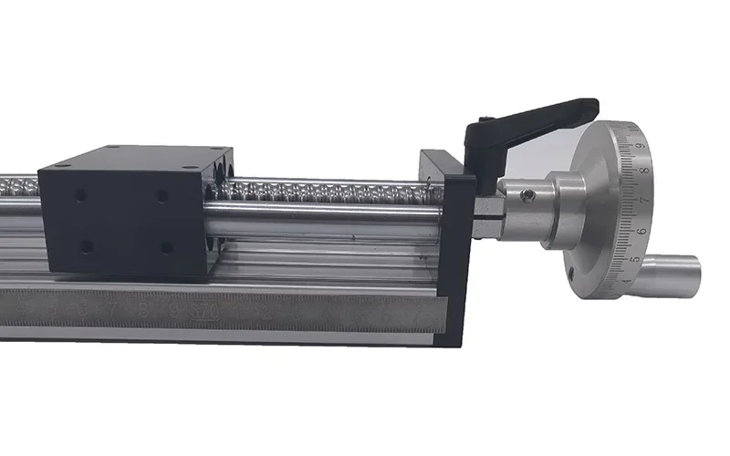 Workbench Linear Guide Manual Sliding Table 50-500MM Stroke
