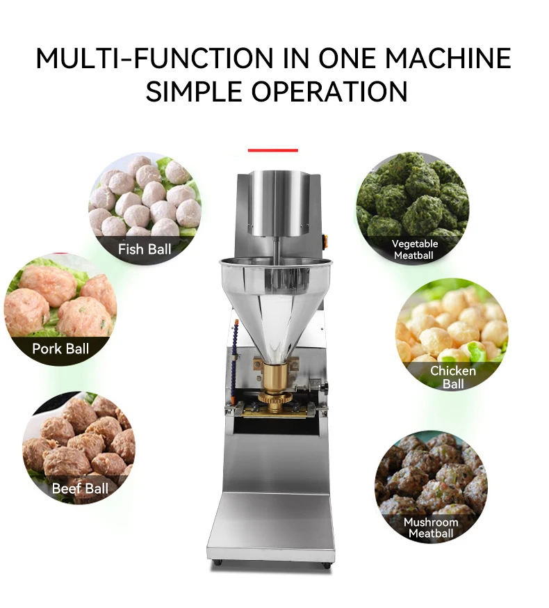 Efficient Meatball Maker - Mini Stainless Steel Machine