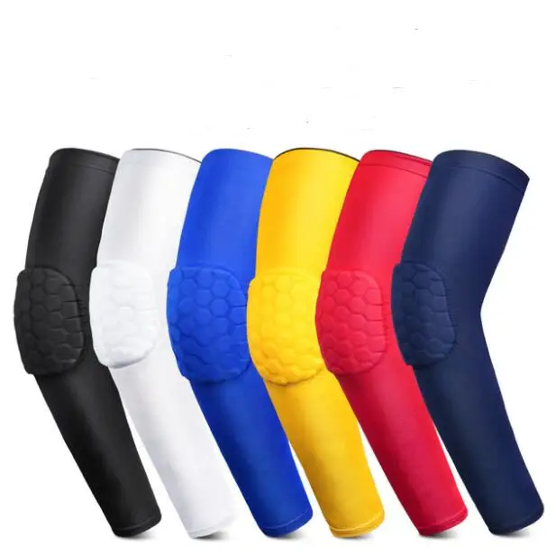 K0087 Hot Football Basketball Compression Arms Pad Honeycomb Crash