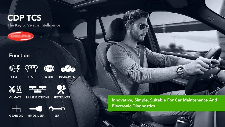 CREACLE VD TCS Pro V2020.23 OBD2 Diagnostic Tool with Bluetooth & OEM