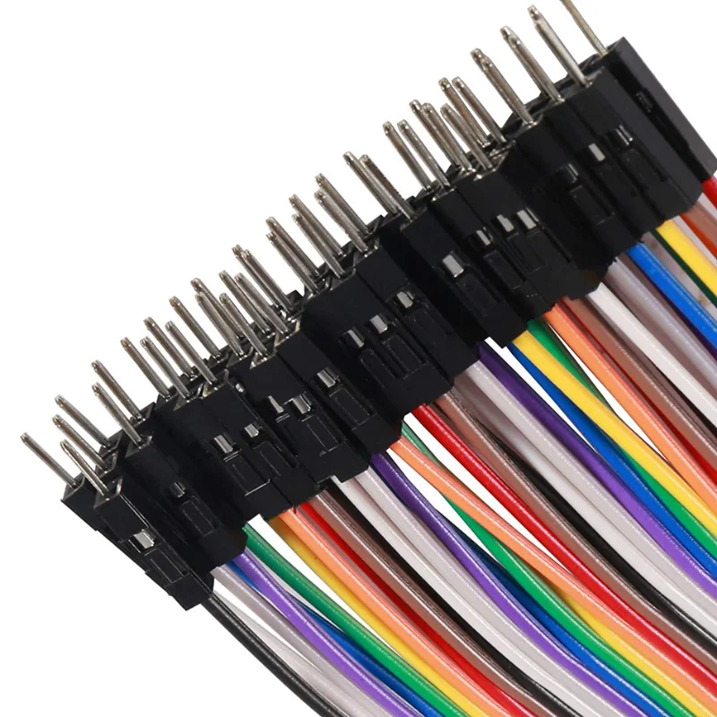 2.54mm Breadboard Line Custom Male To Female 1p 2p 3p 4p 5p 6p 10p 20p 30p 40p Cable Dupont Flat ...
