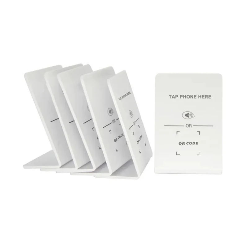 Customize QR Code Socia Media Blank Acrylic NFC Menu Display Table ... Customize QR Code Socia Media Blank Acrylic NFC Menu Display Table ...