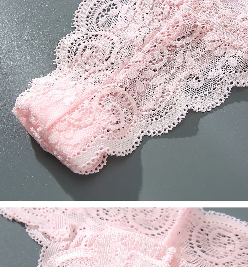 CINVIK Women's Sexy G-String Briefs Transparent Ladies Thongs Tanga Low-Rise Underwear Panties ...