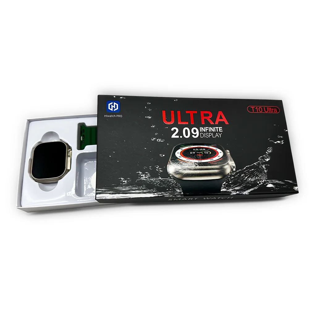 T10 Ultra Smart Watch 2.09-inch 49 Mm Intelligent Sleep Heart Rate Tracking Bt Call 2.09inch ...