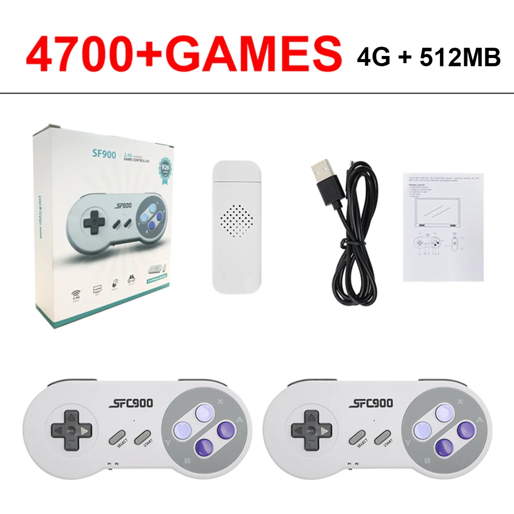 Sf900 Game Stick 4k Hd Classic 16 Bit Retro Video Game Console Consola De Juegos For Classic ...