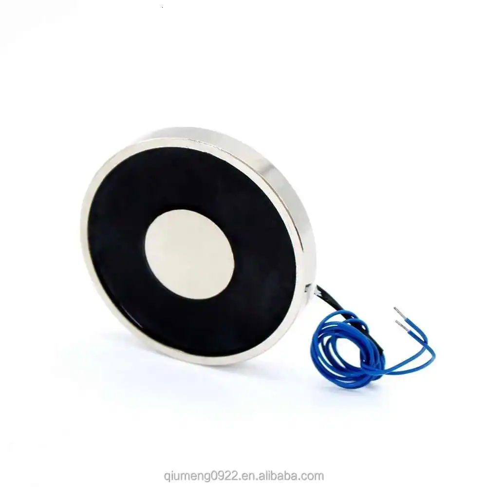 15kg Electric Magnet Magnetic 12 Volt 70*10 Dc Electromagnet Or Remote ...