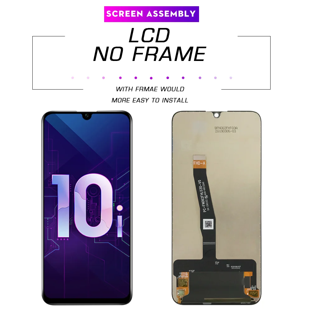 Original Replacement Lcd Display Assembly With Touch Screen For Huawei Honor 10 Lite 10i Screens ...