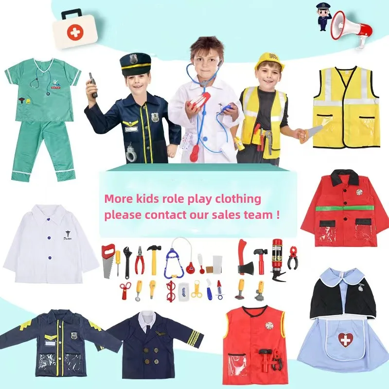 Drop Ship Kids Community Helper Dress up Set Doctor Nurse Chef ...