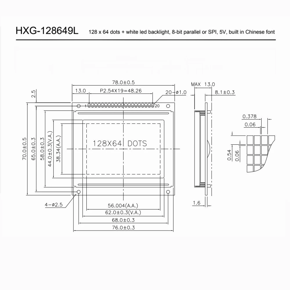20针负单128x64 Stn矩阵蓝屏点图形显示12864 Cob Lcd - Buy 蓝屏12864点图形液晶显示器12864 Cob液晶,128x64 Stn蓝色图形点阵式液晶显示器,20 ...