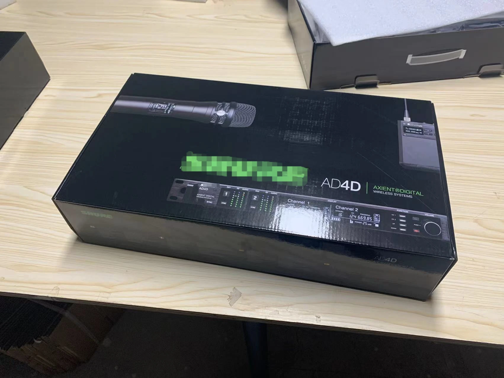 Ad4d Digital Uhf Wireless Stage Microfonoe True Diversity Dual Channel Mic Ksm8 Handheld ...